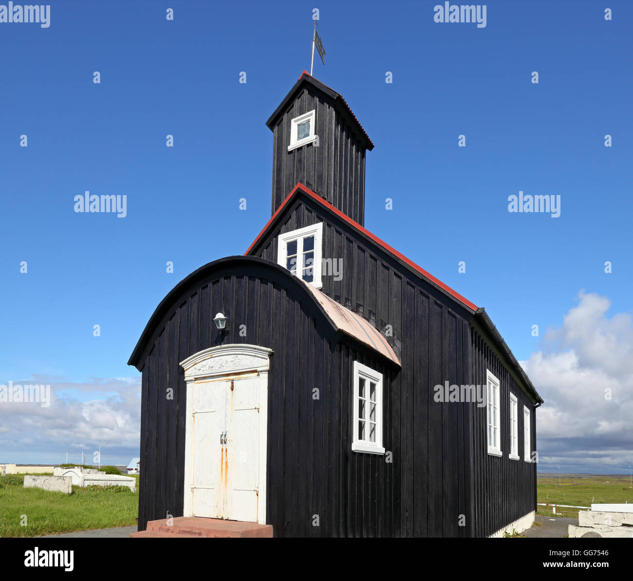 Hafnir church, Iceland Stock Photo - Alamy
