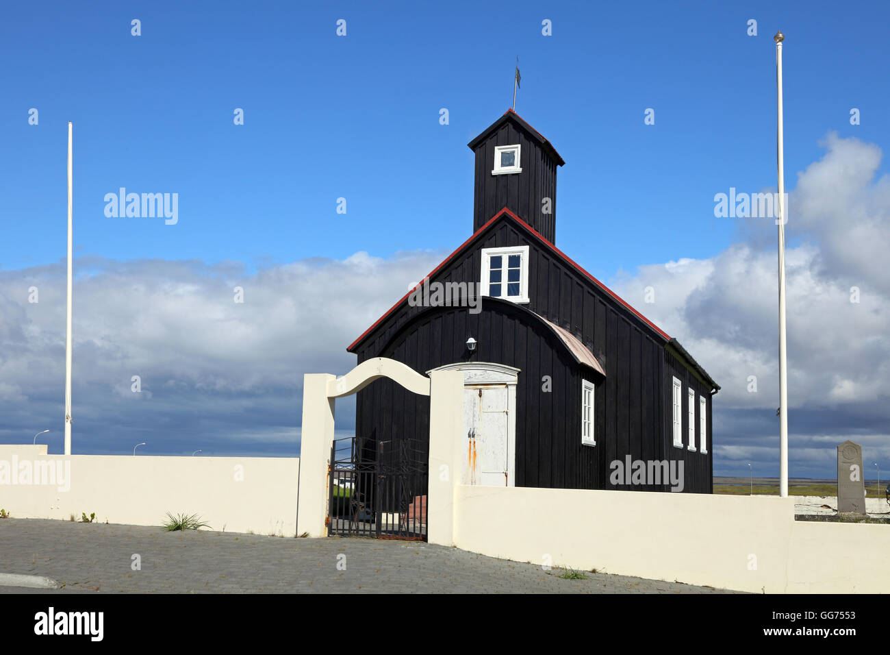 Hafnir church, Iceland Stock Photo - Alamy