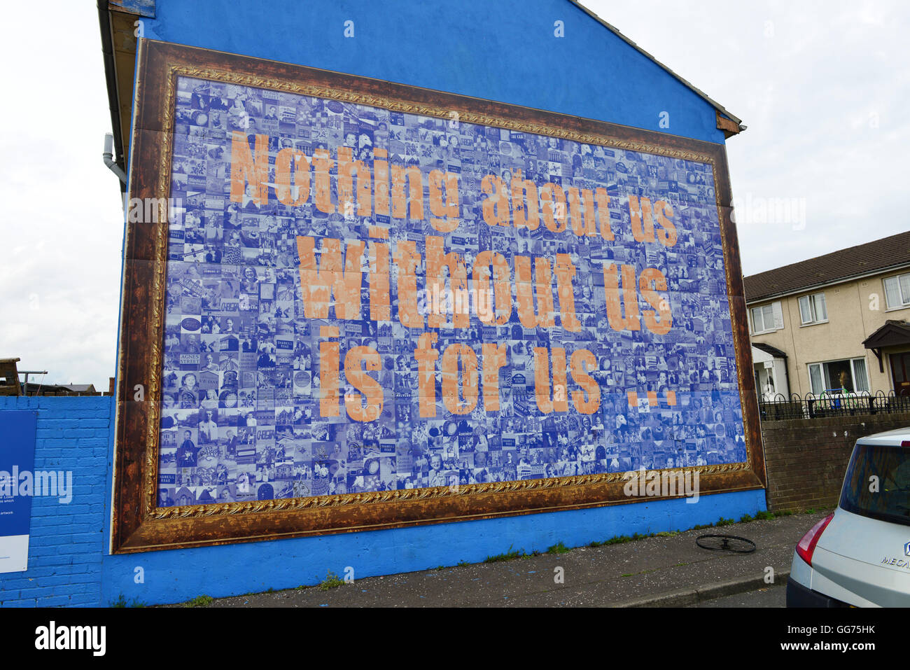 Graffiti, wall art and murals, Belfast Stock Photo - Alamy
