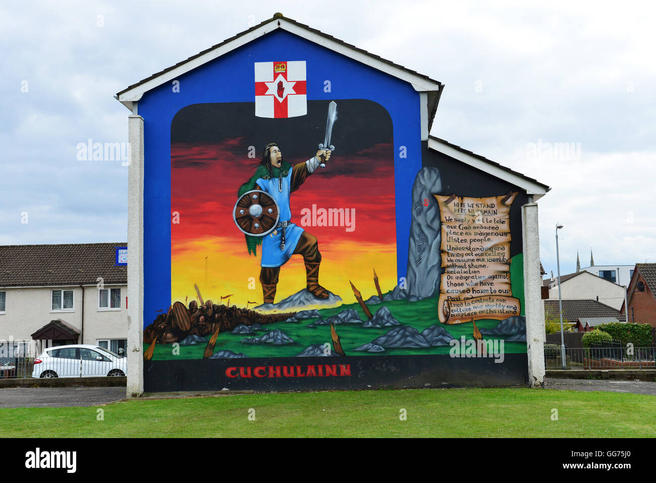 Graffiti, wall art and murals, Belfast Stock Photo - Alamy