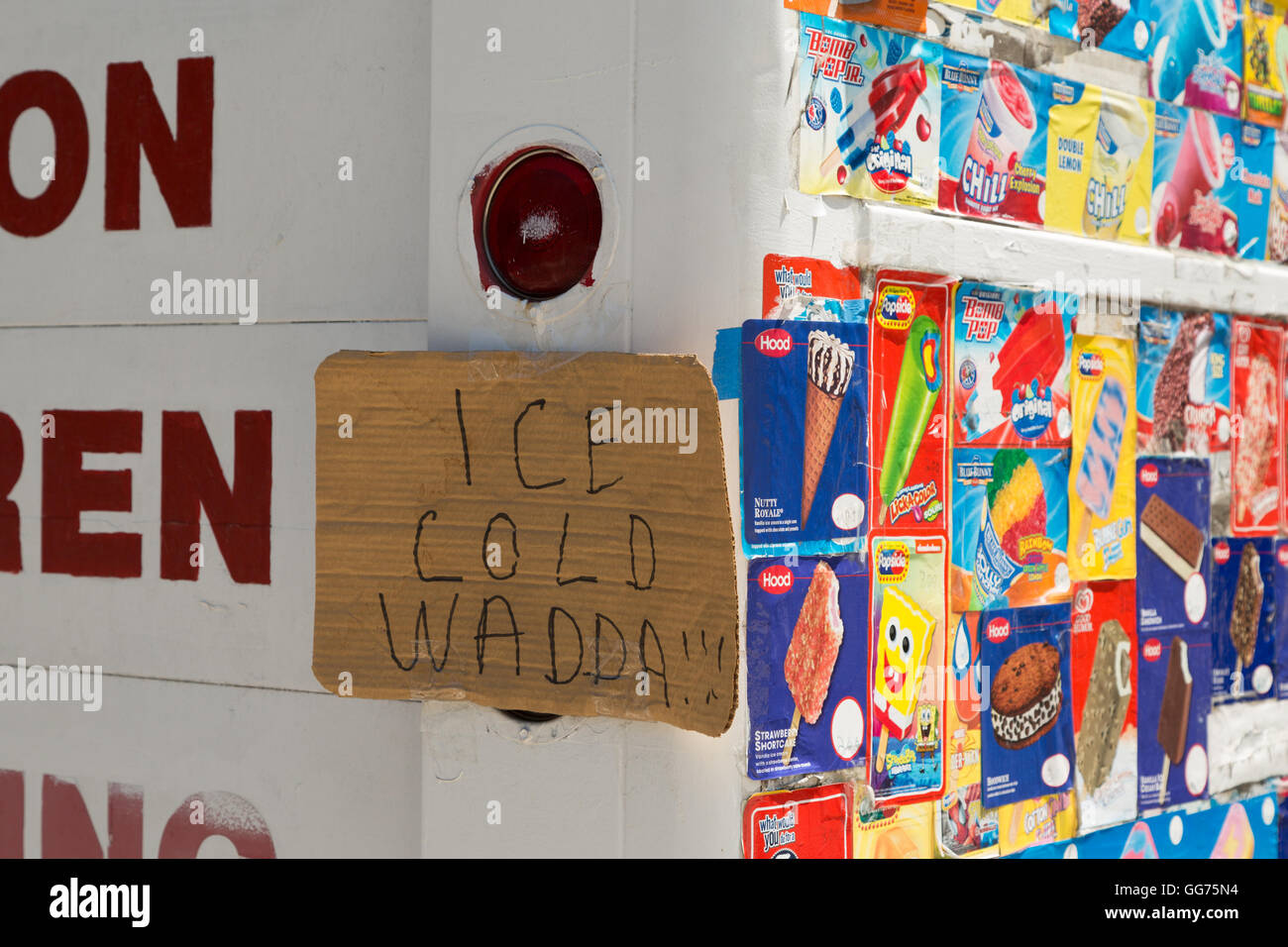 A photograph of a hand-written sign with a major spelling mistake at a ...