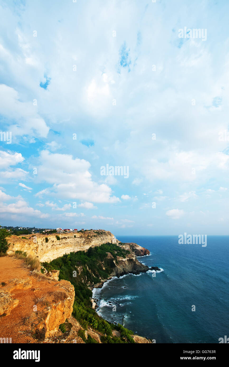 Fiolent. Crimea. Summer sea and blue sky Stock Photo - Alamy