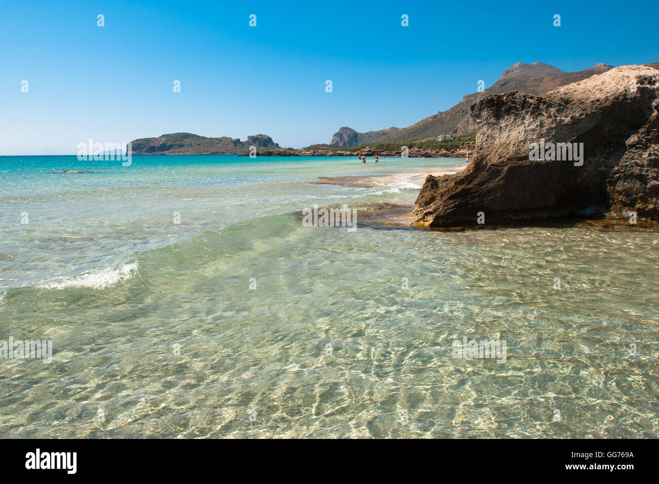 A nice beach on Crete in Greece Stock Photo - Alamy