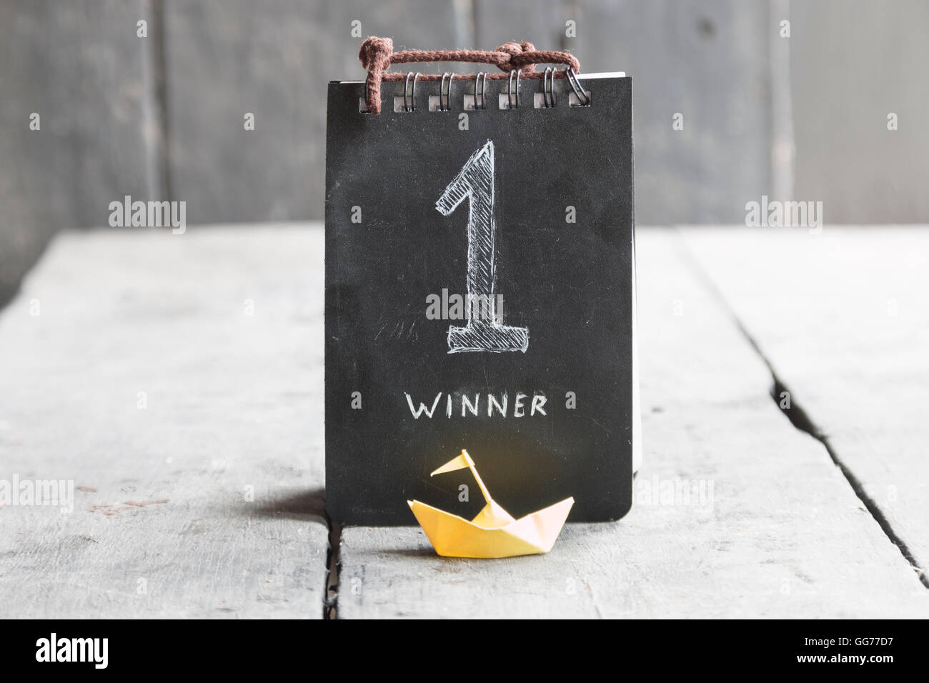 Winner, number one idea Stock Photo - Alamy