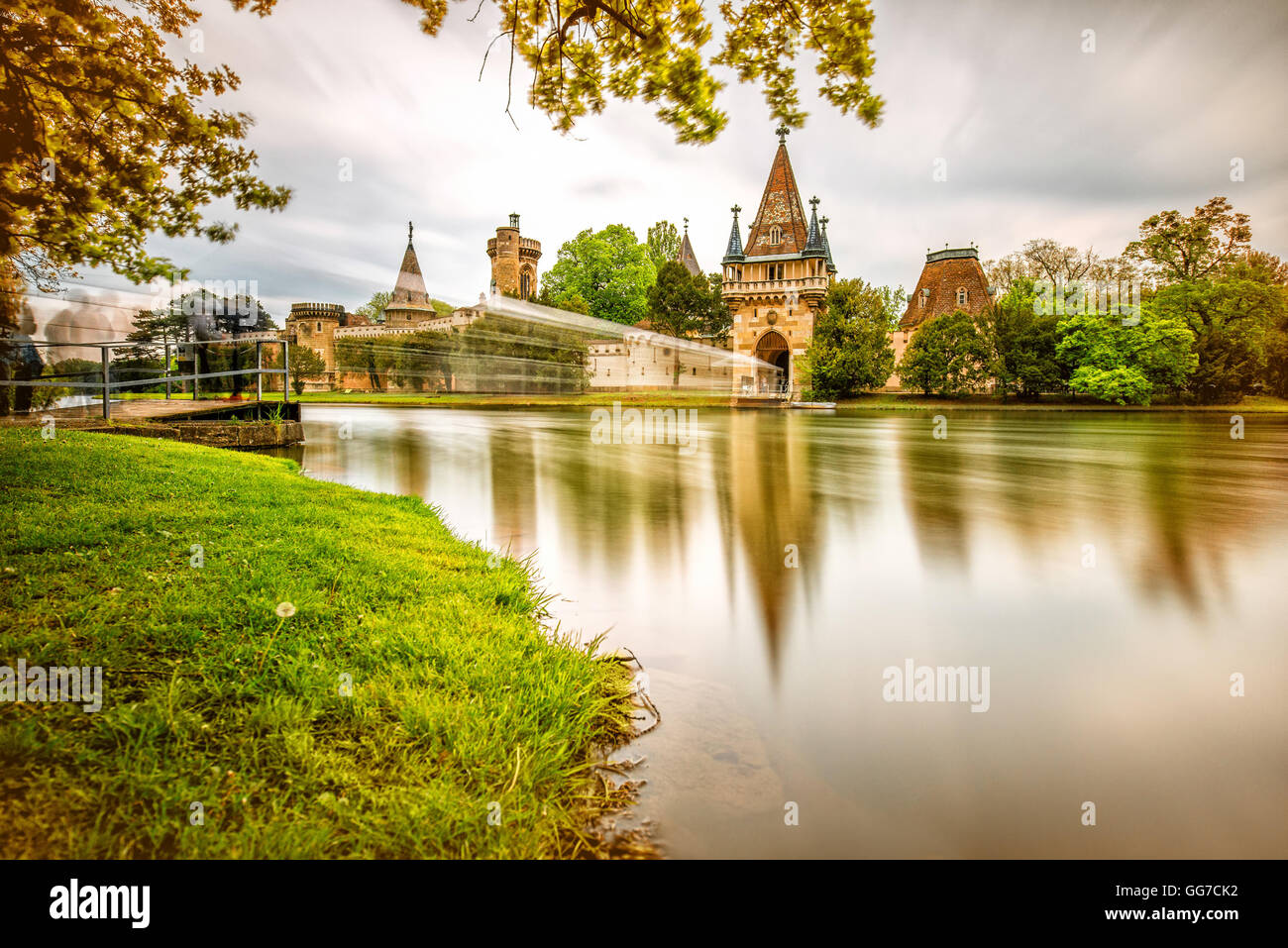 Franzensburg castle in Austria Stock Photo - Alamy