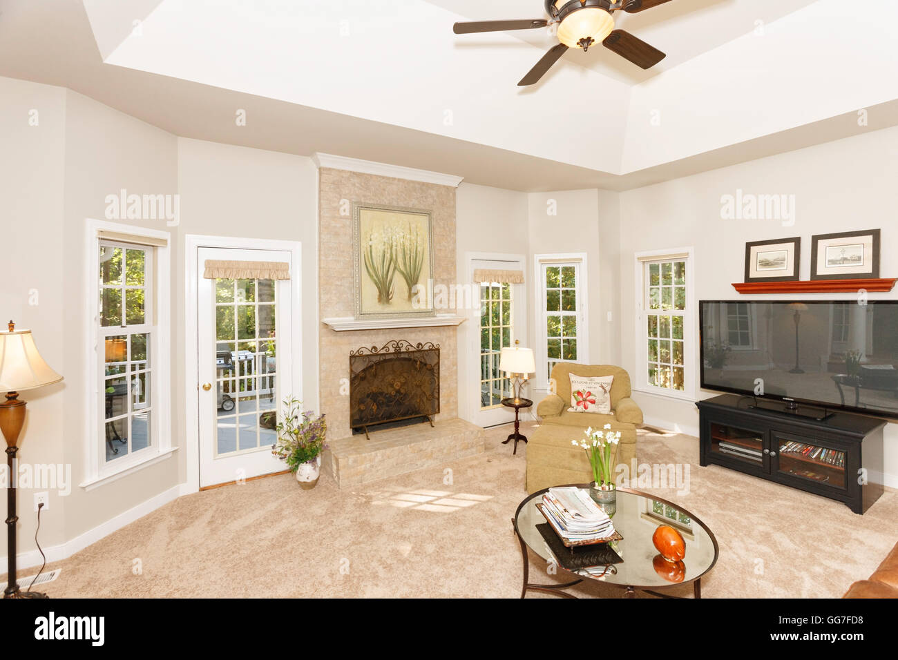 Modern home interior Stock Photo - Alamy