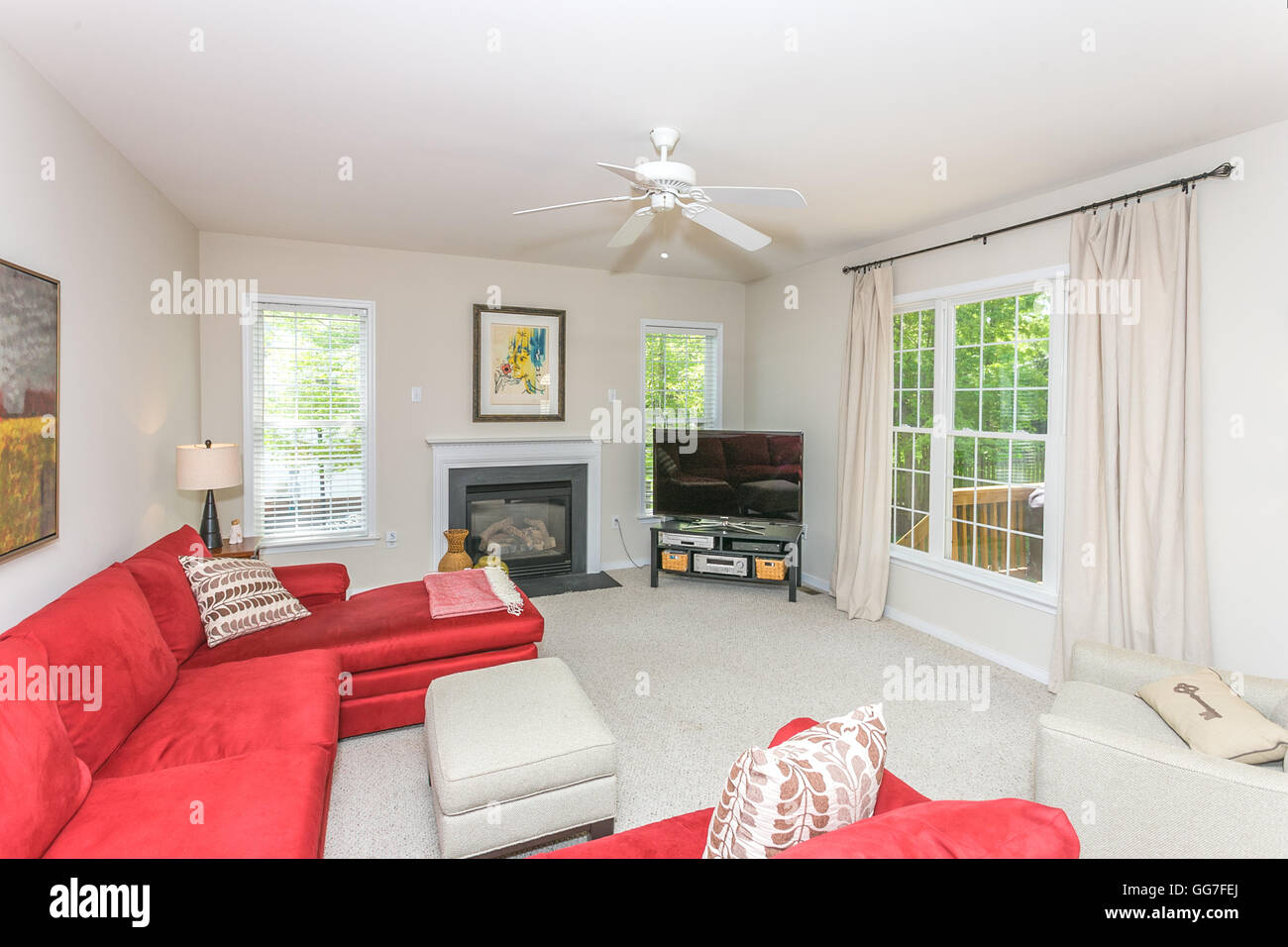 Modern home interior Stock Photo - Alamy