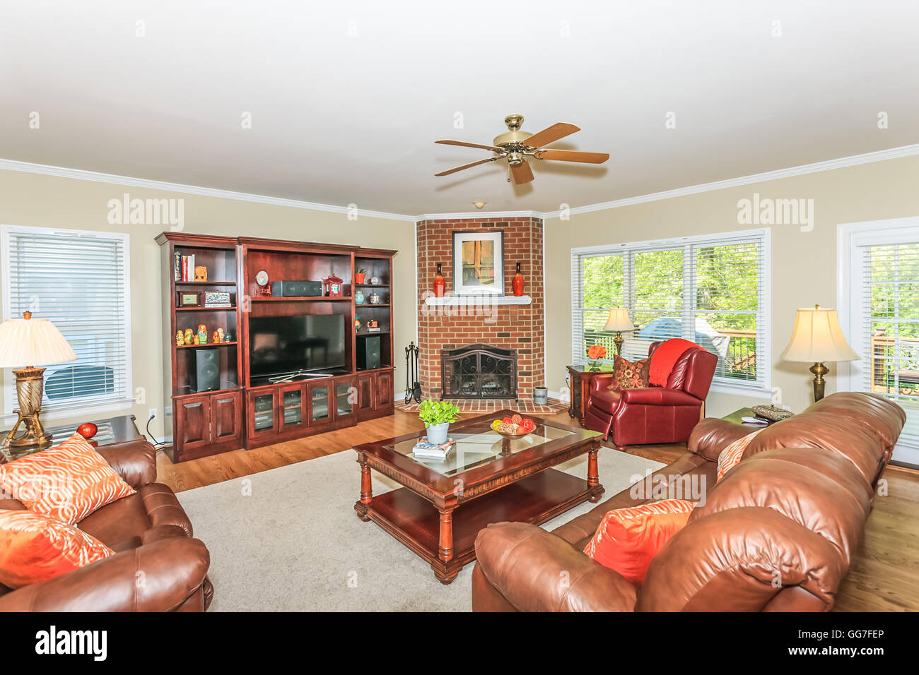 Modern home interior Stock Photo - Alamy