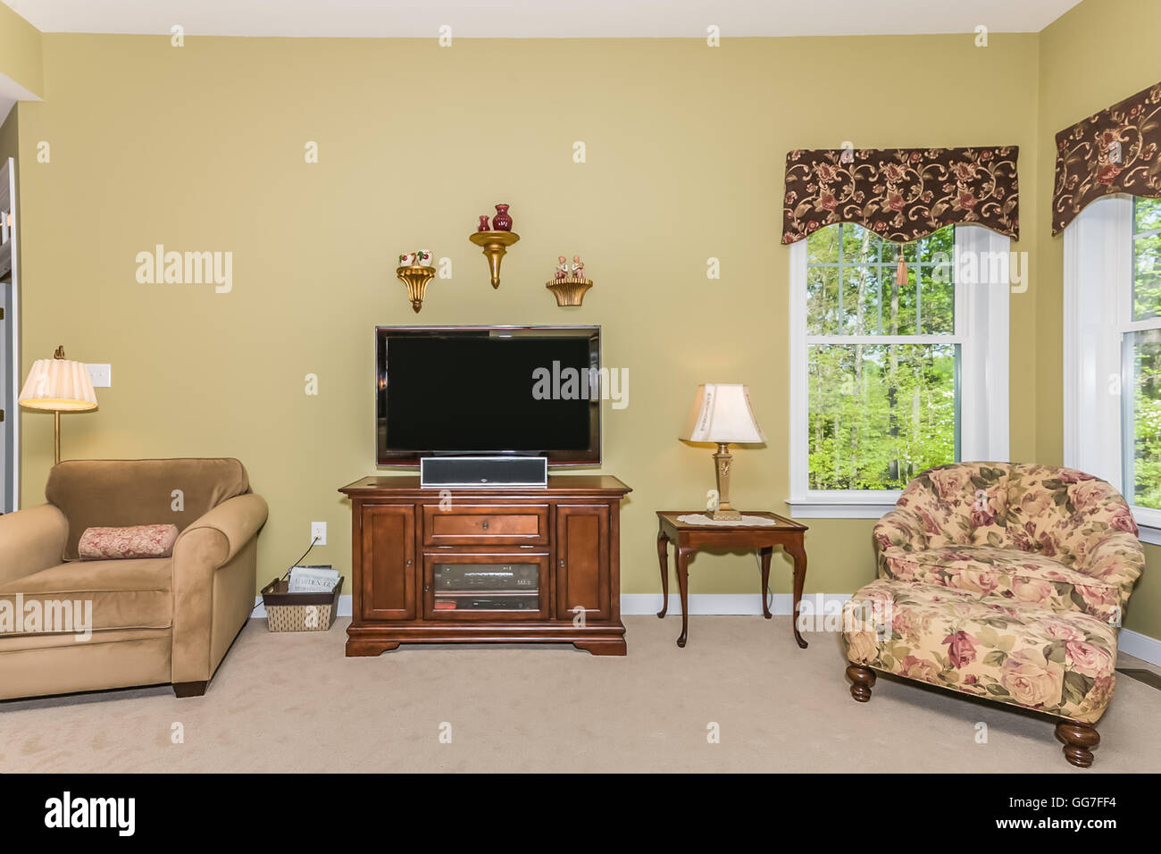 Modern home interior Stock Photo - Alamy