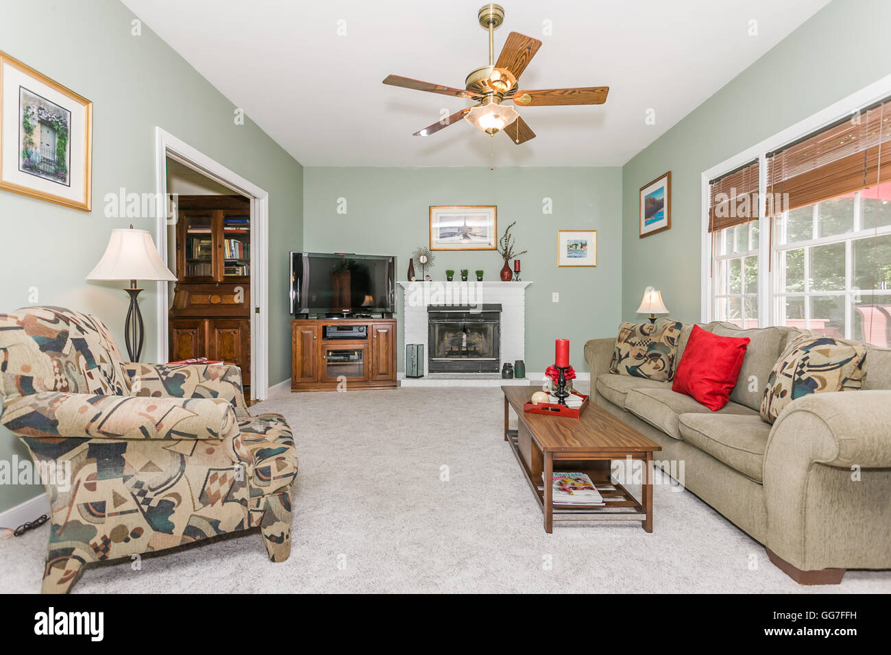 Modern home interior Stock Photo - Alamy