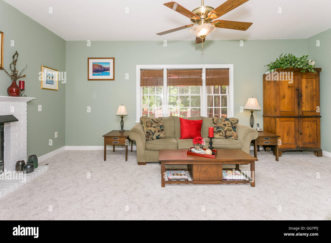 Modern home interior Stock Photo - Alamy