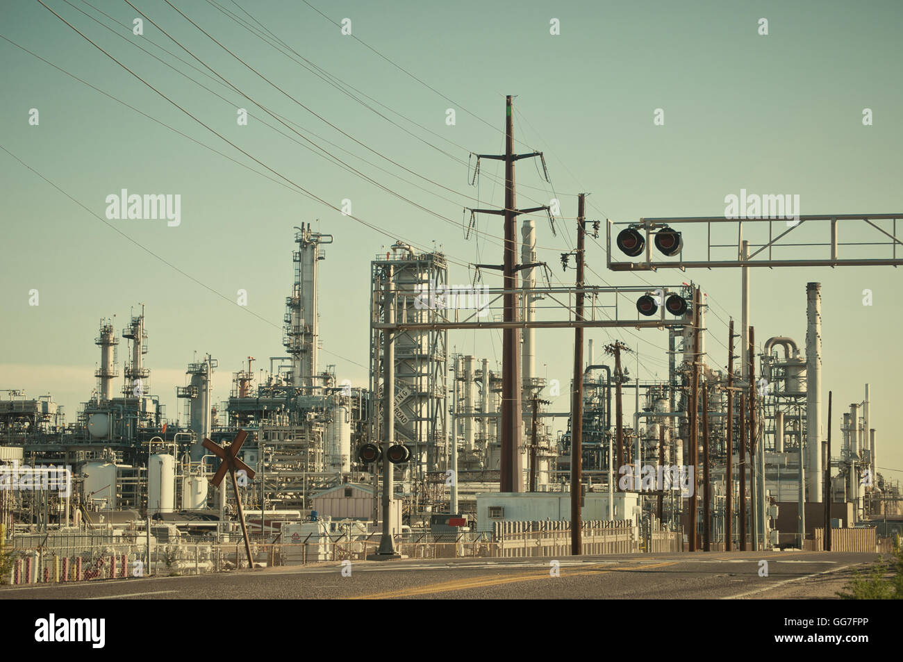Oil refinery for creation of gasoline and oil from natural crude oil ...