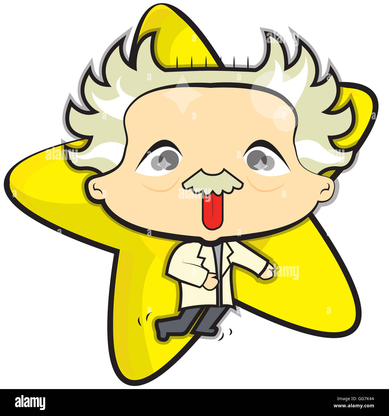 Albert einstein cartoon hi-res stock photography and images - Alamy