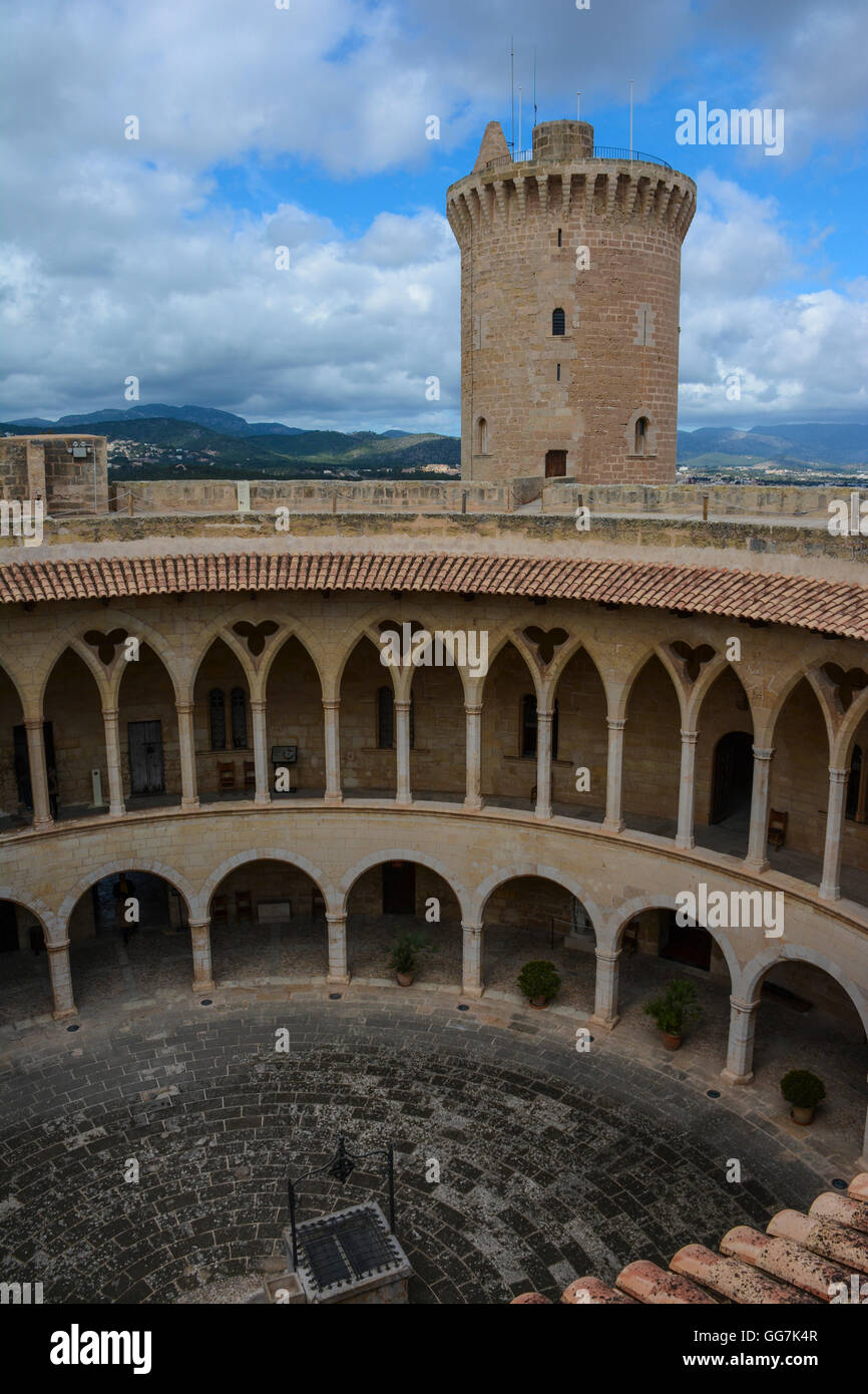 Castell de Bellver (Bellver Castle), Palma, Majorca, Spain Stock Photo ...