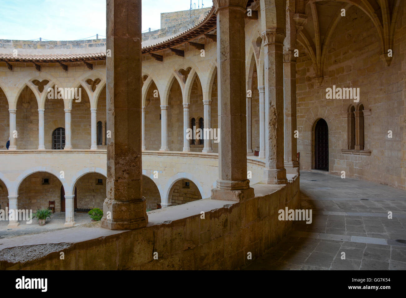 Castell de Bellver (Bellver Castle), Palma, Majorca, Spain Stock Photo ...
