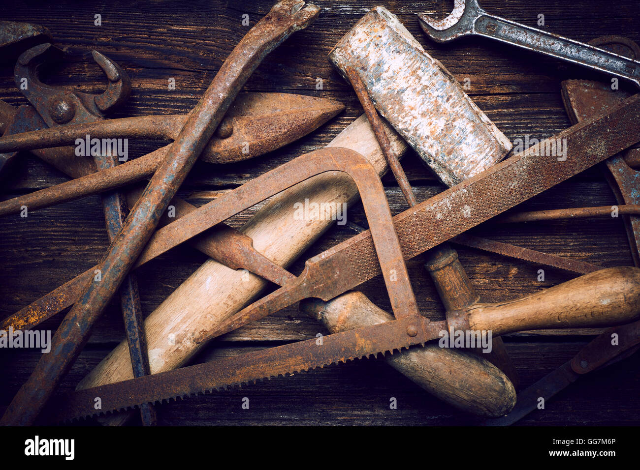 Ancient tools of carpentry hi-res stock photography and images - Alamy
