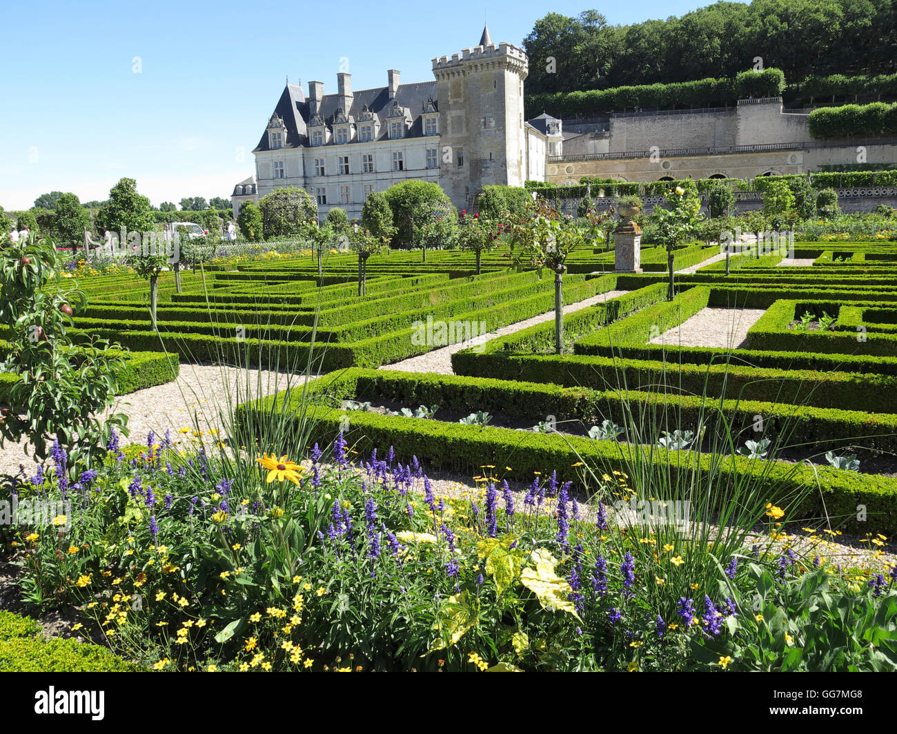 Château de Villandry Loire Valley France Stock Photo - Alamy
