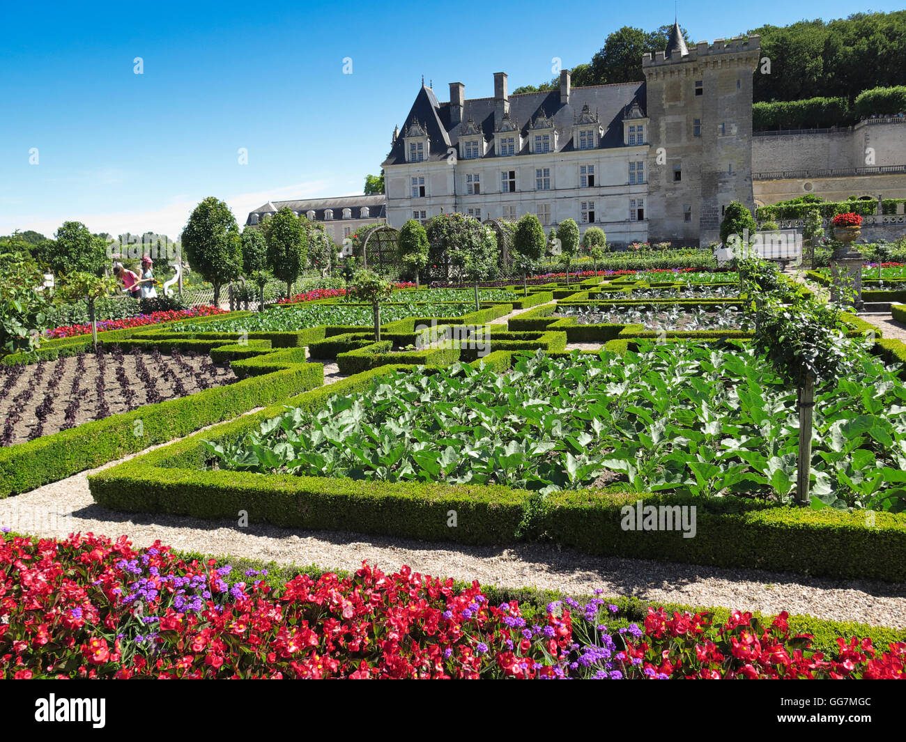 Château de Villandry Loire Valley France Stock Photo - Alamy