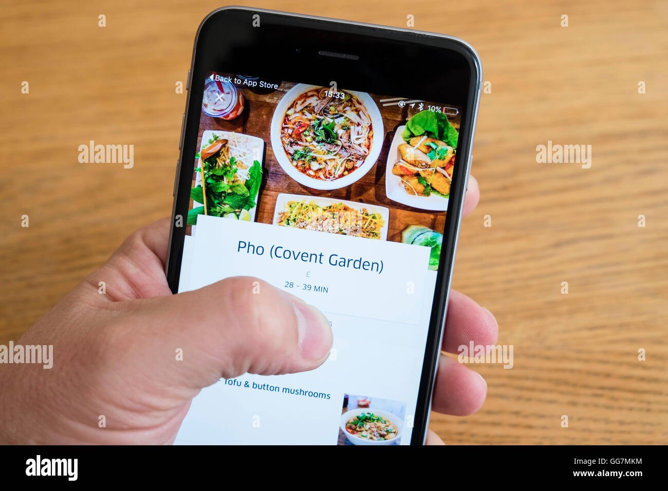 Uber eats smartphone hi-res stock photography and images - Alamy
