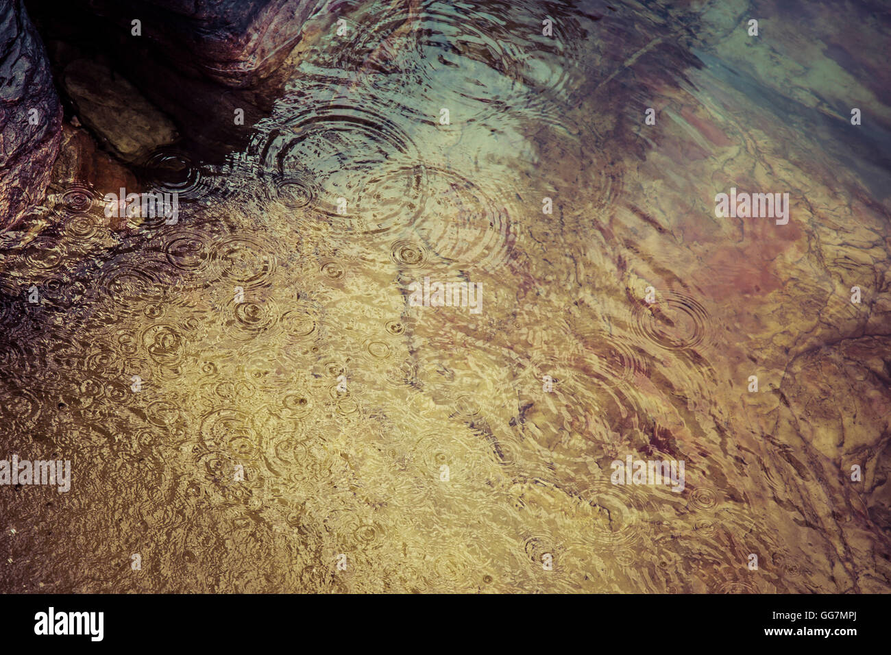 Water drops on river hi-res stock photography and images - Alamy