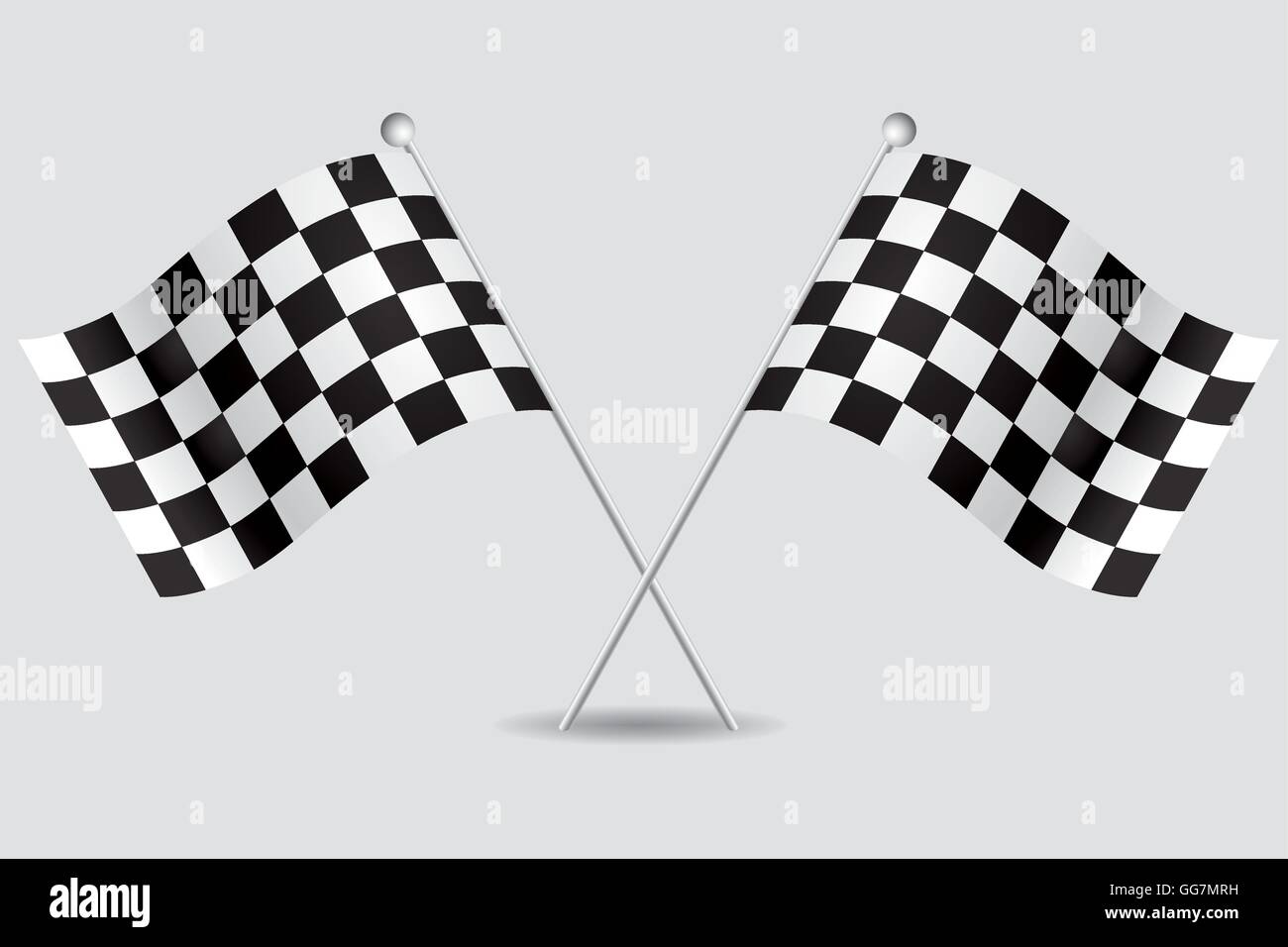 a pair of flags of goal in grey background Stock Vector Image & Art - Alamy
