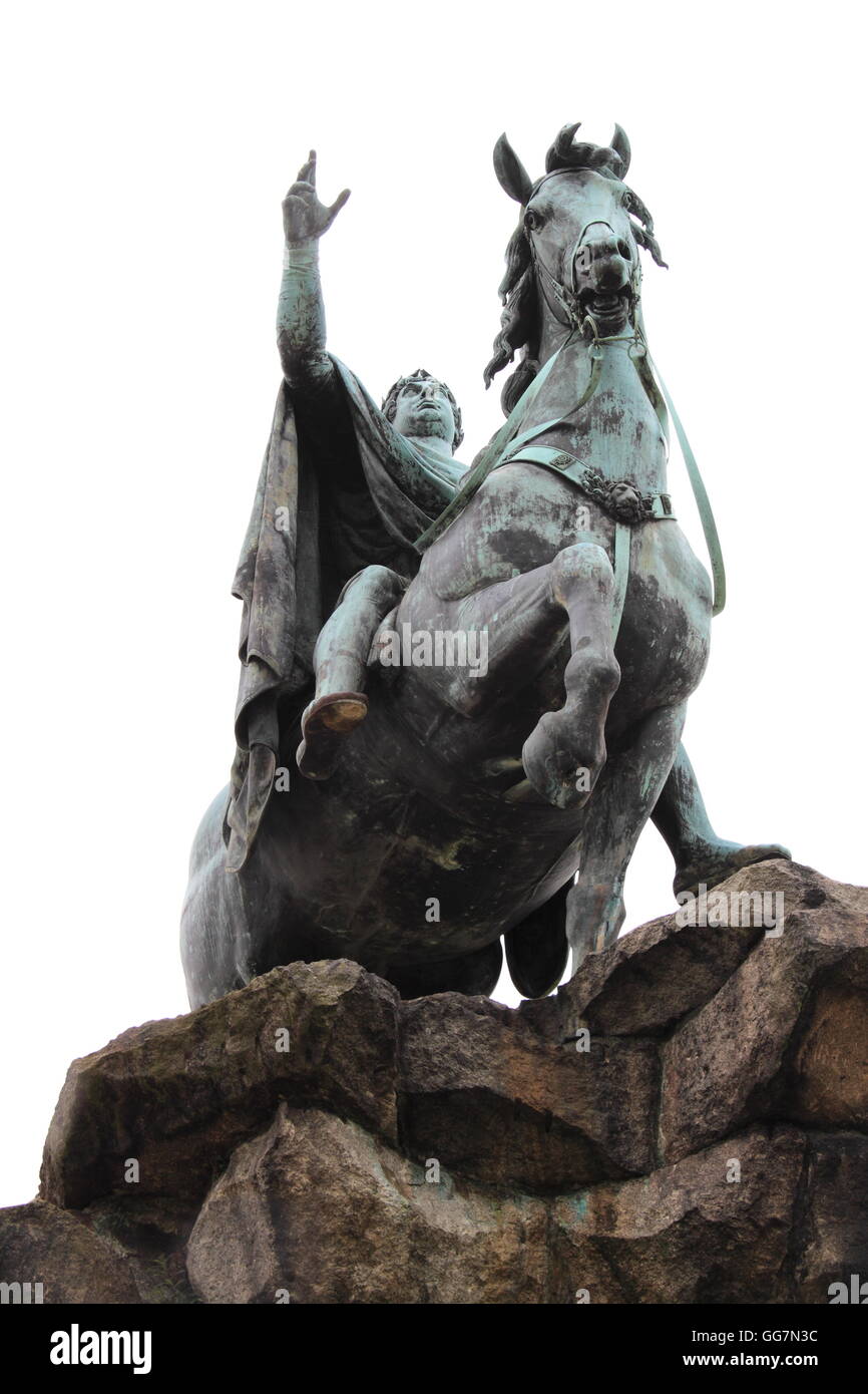 The Copper Horse equestrian statue of King George III that looks down ...