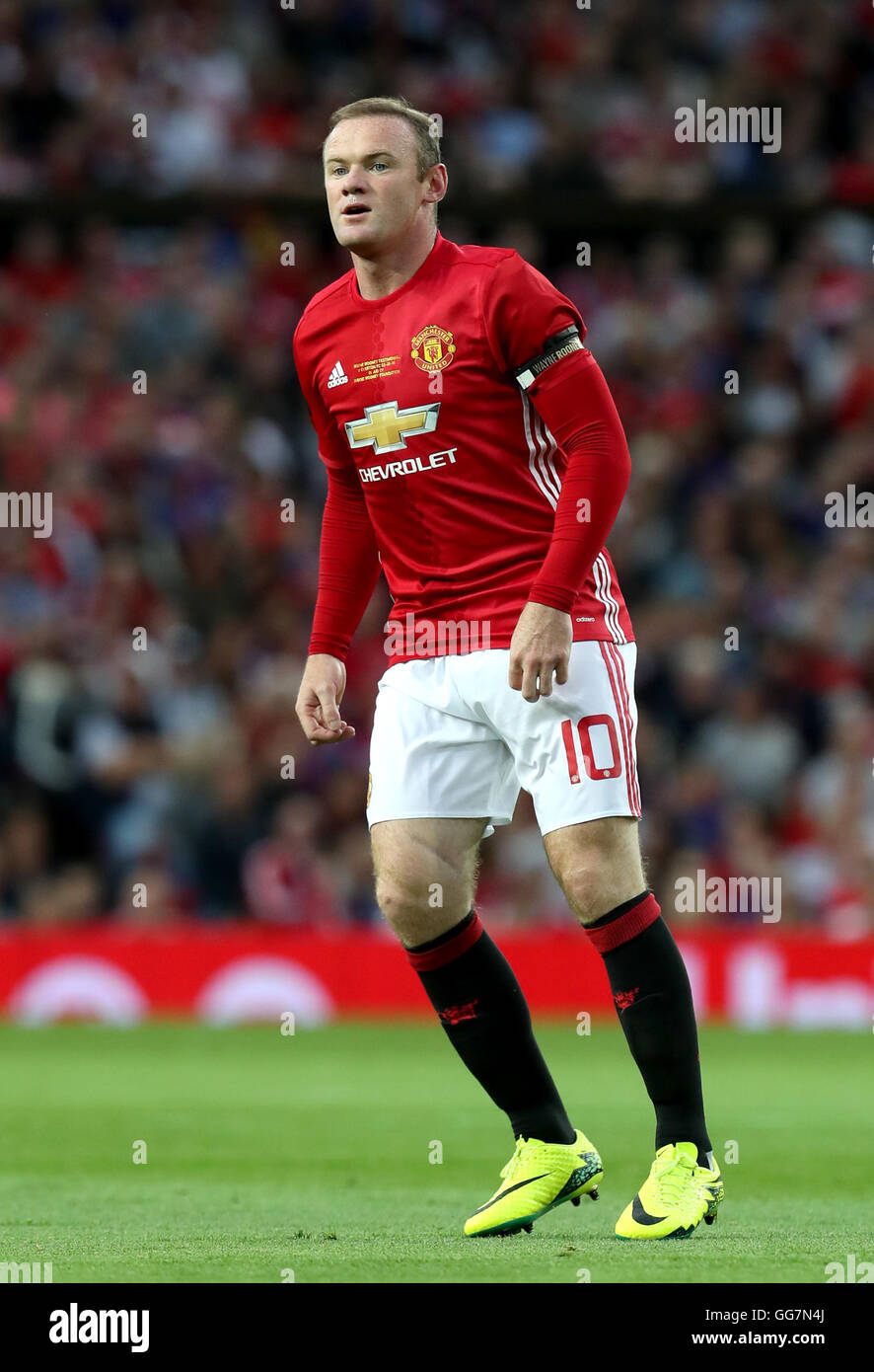 Manchester United's Wayne Rooney during Wayne Rooney's Testimonial at ...