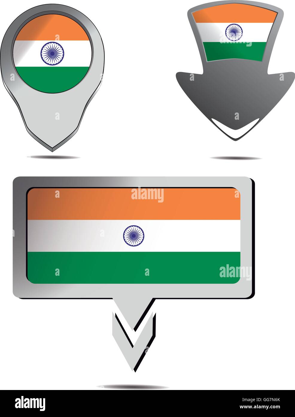 National symbols of india Stock Vector Images - Alamy