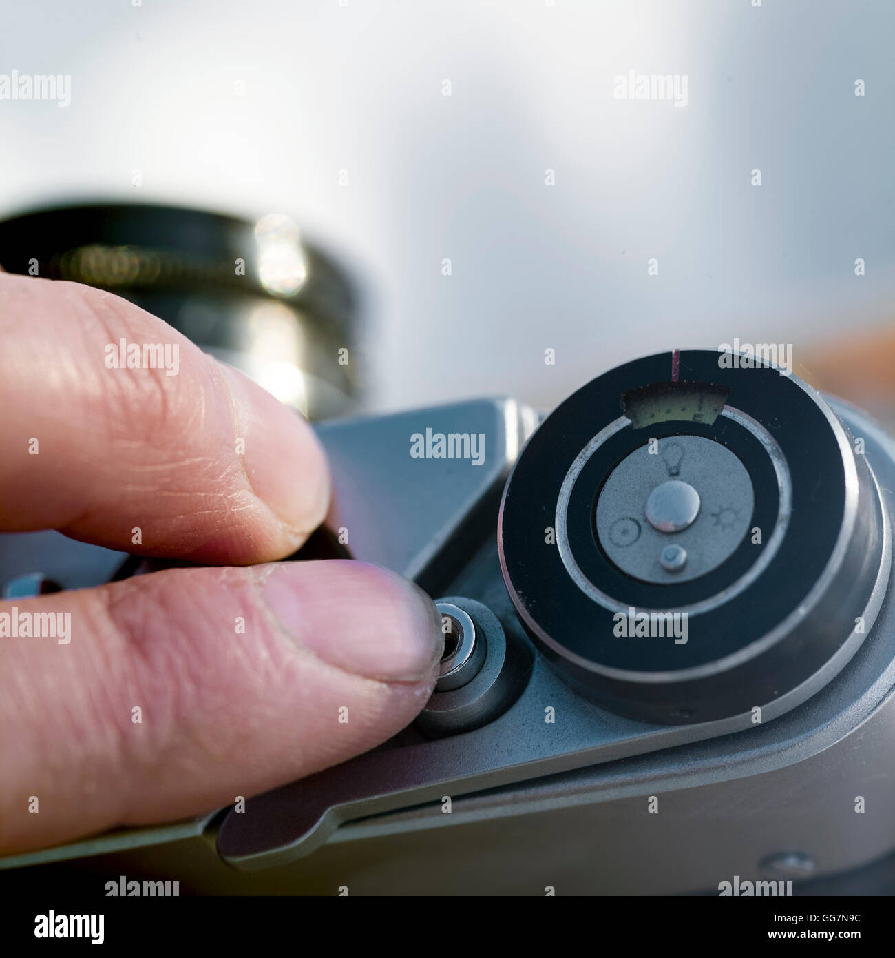 Finger on the shutter release hi-res stock photography and images - Alamy