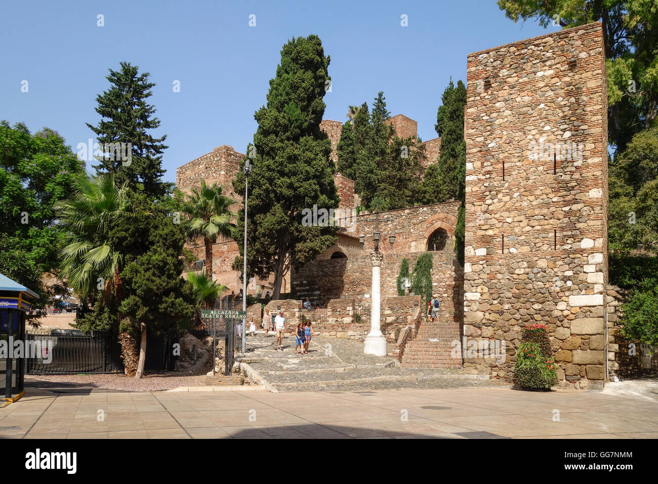 Entrance alcazaba malaga spain hi-res stock photography and images - Alamy