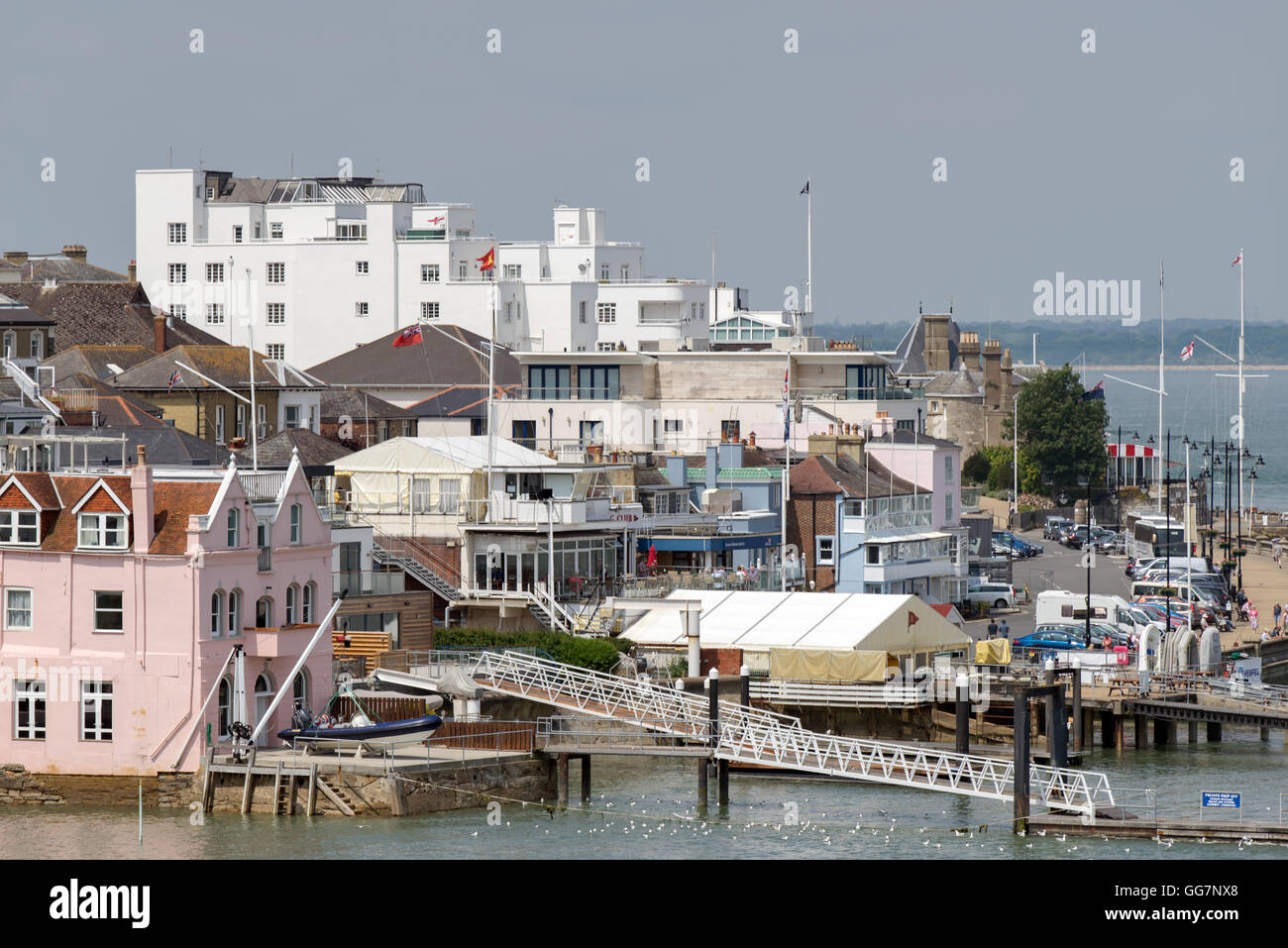 Cowes marina on the Isle of Wight Stock Photo - Alamy