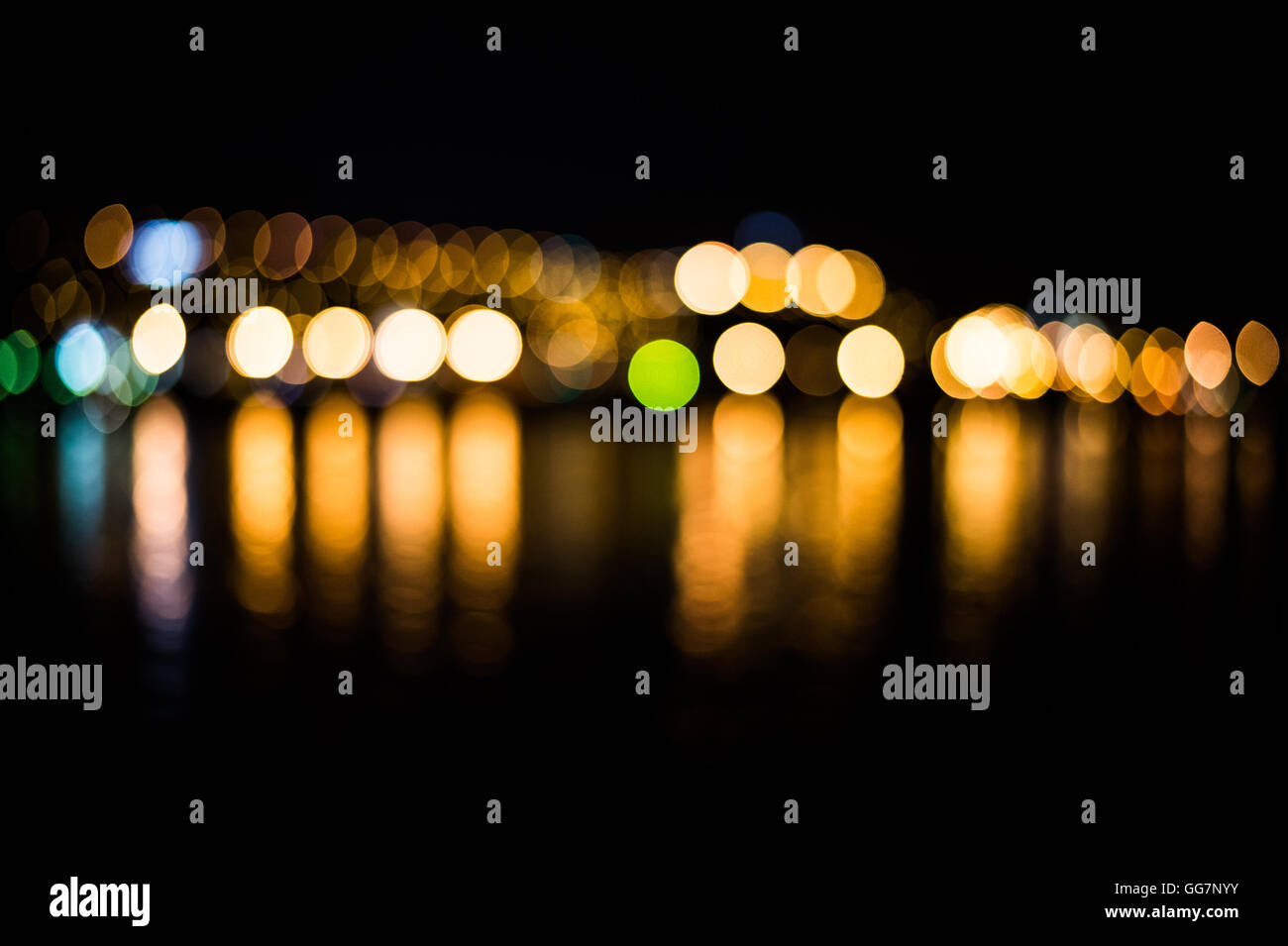 City at night - blur photo,Bokeh background Stock Photo - Alamy
