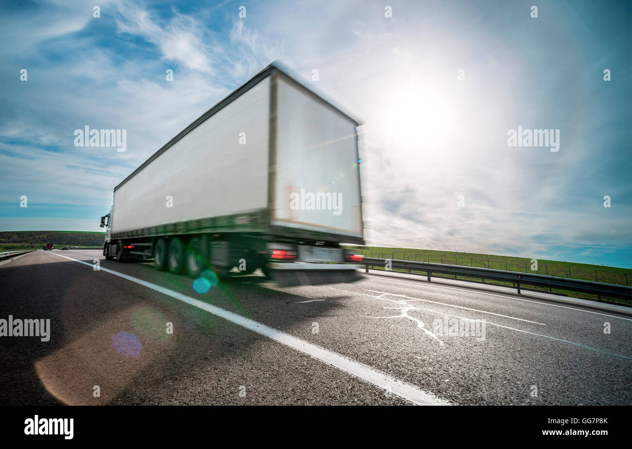 cargo camion truck Stock Photo - Alamy