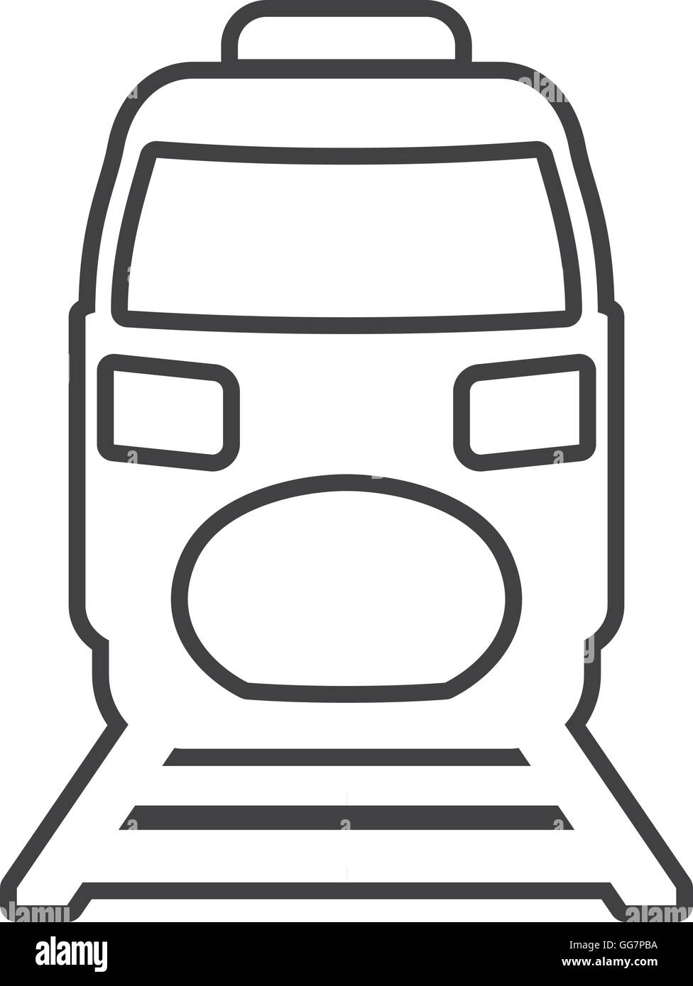 train transportation delivery travel icon. Vector graphic Stock Vector ...