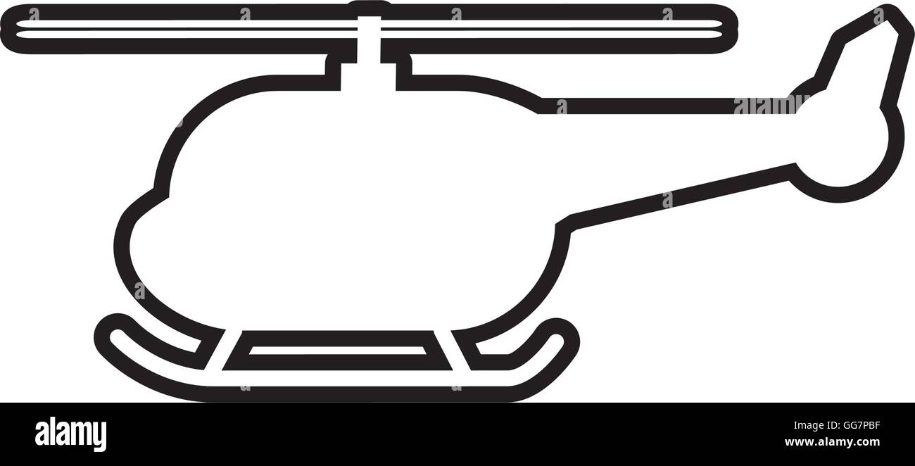 helicopter transportation delivery travel icon. Vector graphic Stock ...