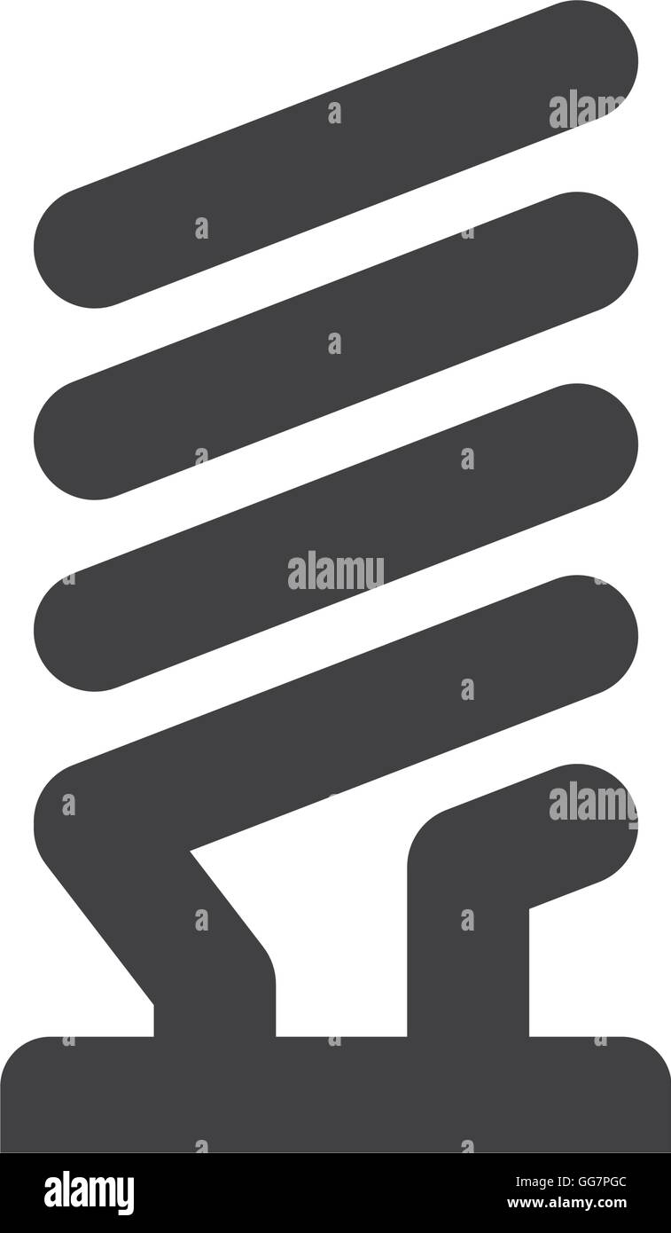 light bulb illumination energy power icon. Vector graphic Stock Vector ...