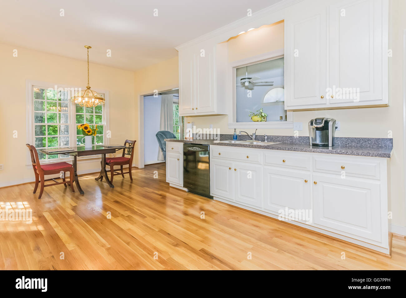 Modern kitchen typical of a North American home Stock Photo - Alamy