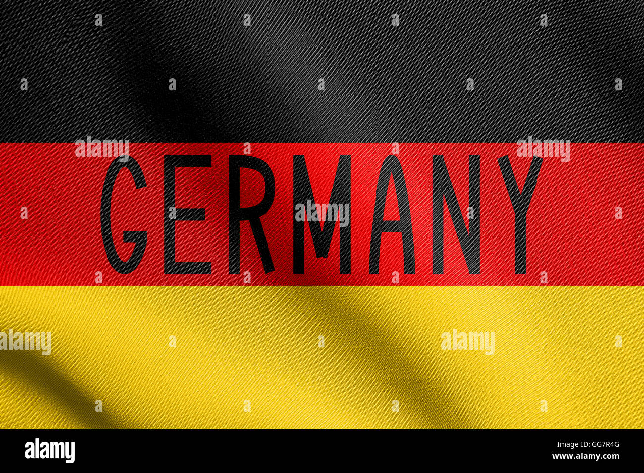 German flag word germany hi-res stock photography and images - Alamy