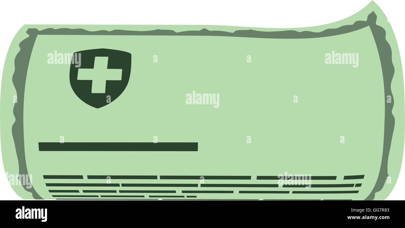 History document medical health care icon. Vector graphic Stock Vector ...