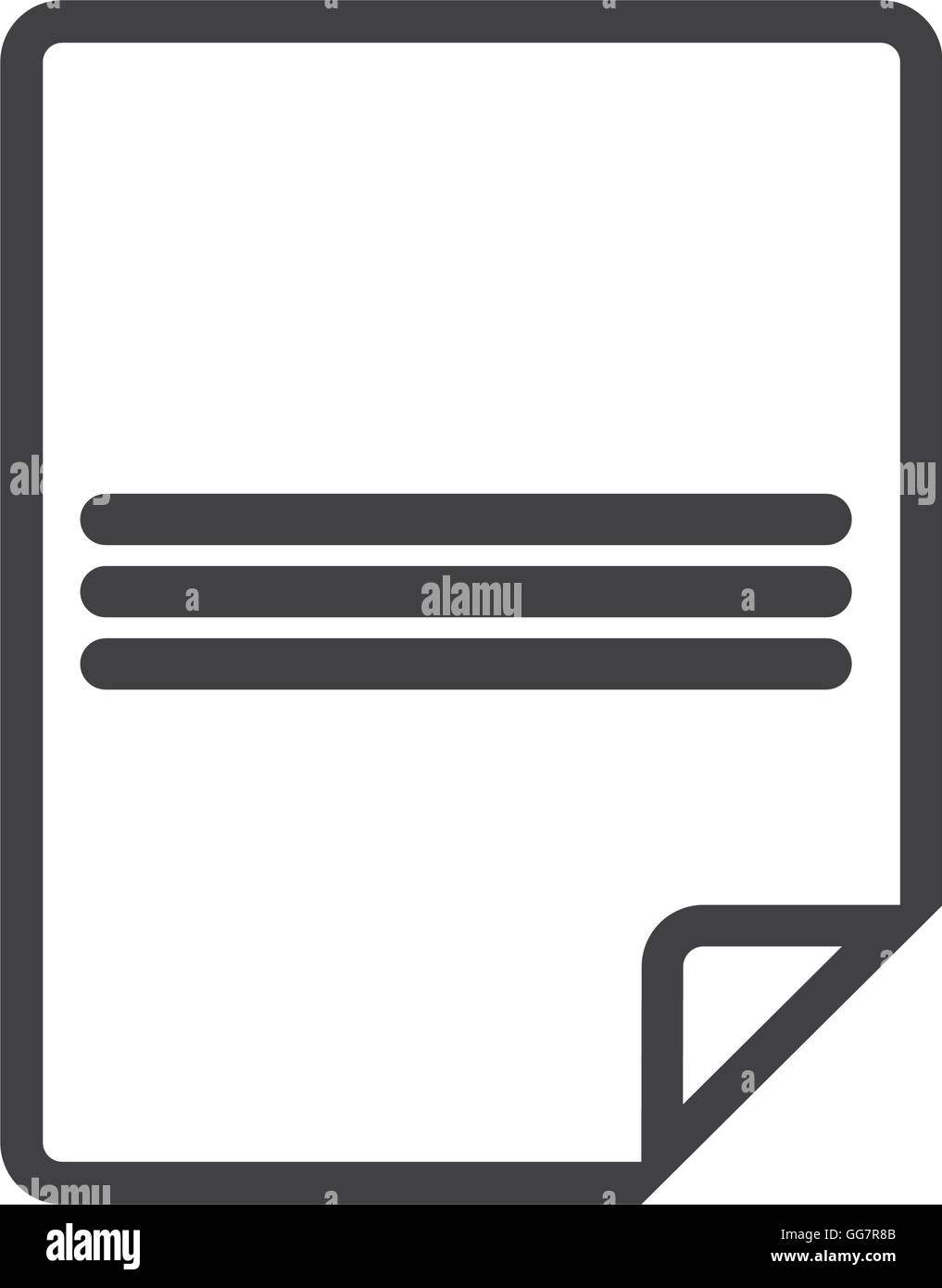 Document information data paper icon. Vector graphic Stock Vector Image ...