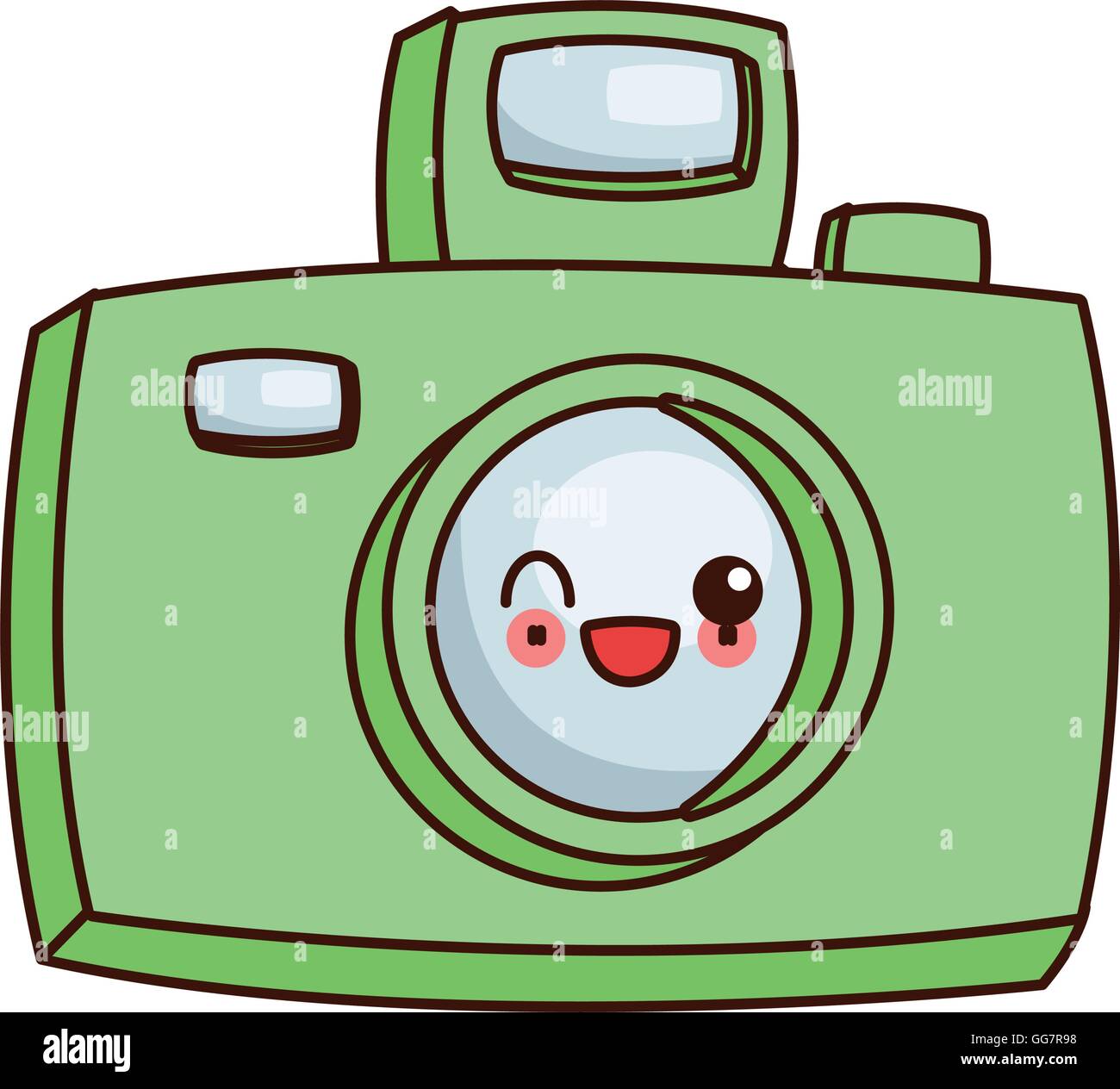 kawaii photographic camera icon Stock Vector Image & Art - Alamy