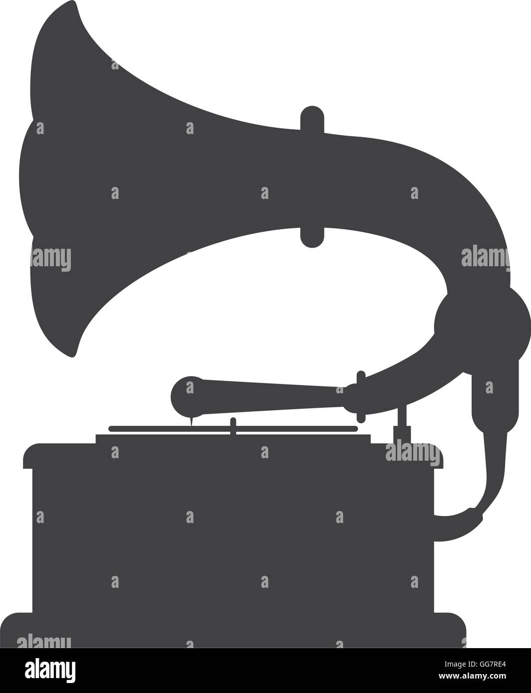 Vintage Gramaphone Stock Vector Images - Alamy