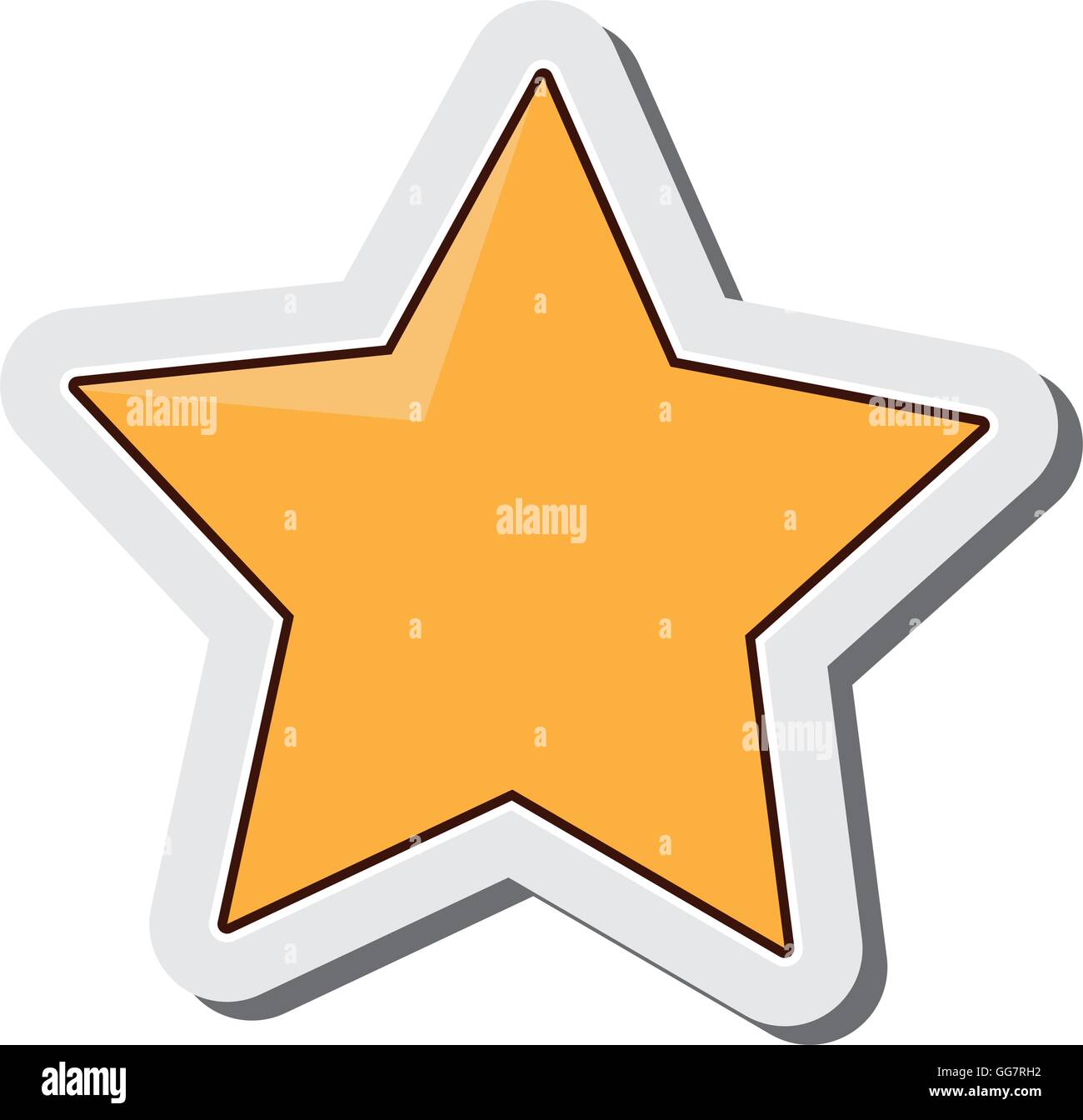 cartoon star icon Stock Vector Image & Art - Alamy