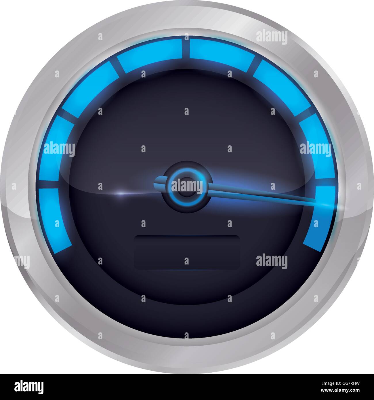 Gauge transportation kilometer speed icon. Vector graphic Stock Vector ...