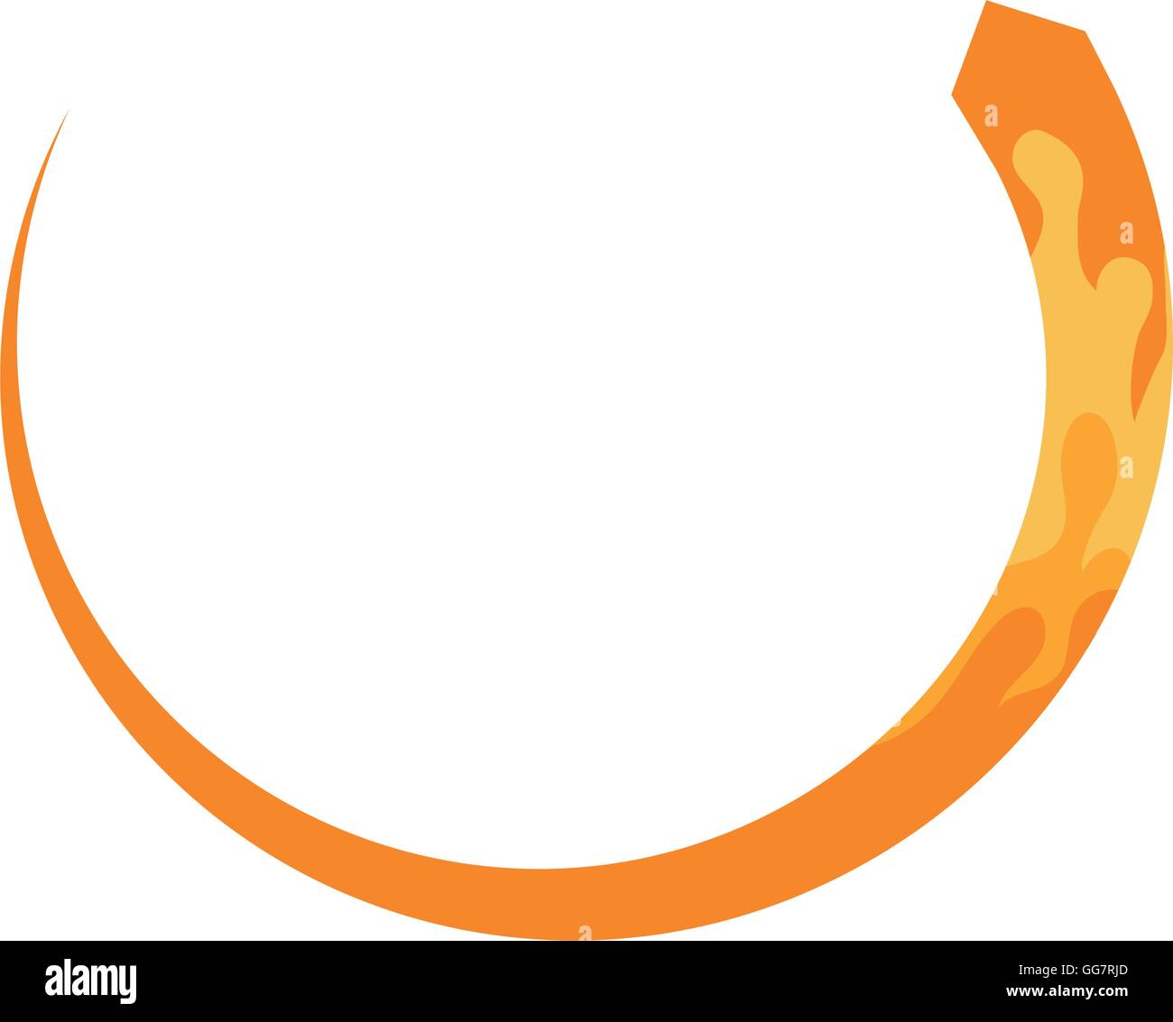 Flame Fire Hot Curve Icon High Resolution Stock Photography and Images ...