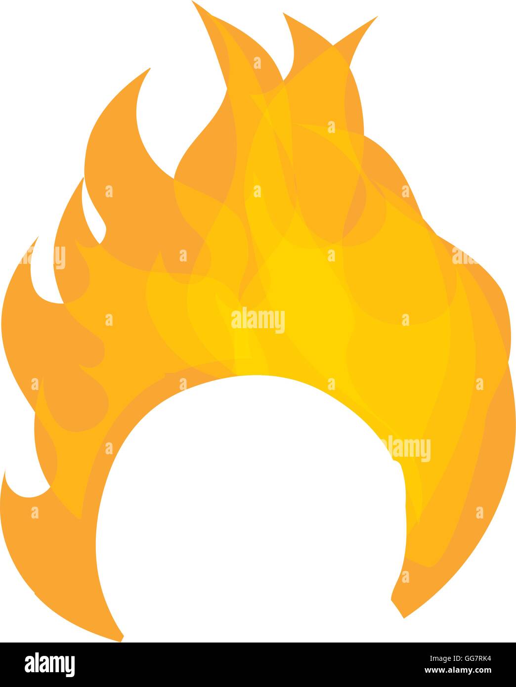 Flame Fire Hot Curve Icon High Resolution Stock Photography and Images ...