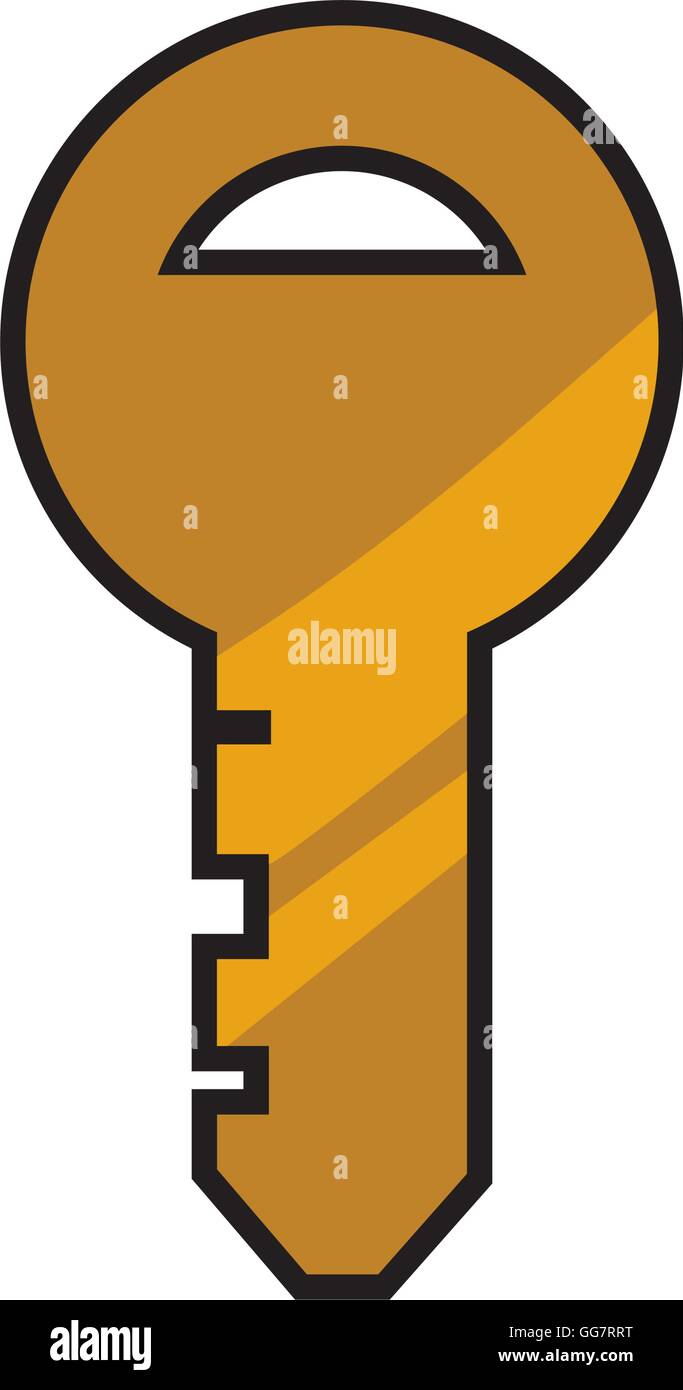 Key security system protection icon. Vector graphic Stock Vector Image ...