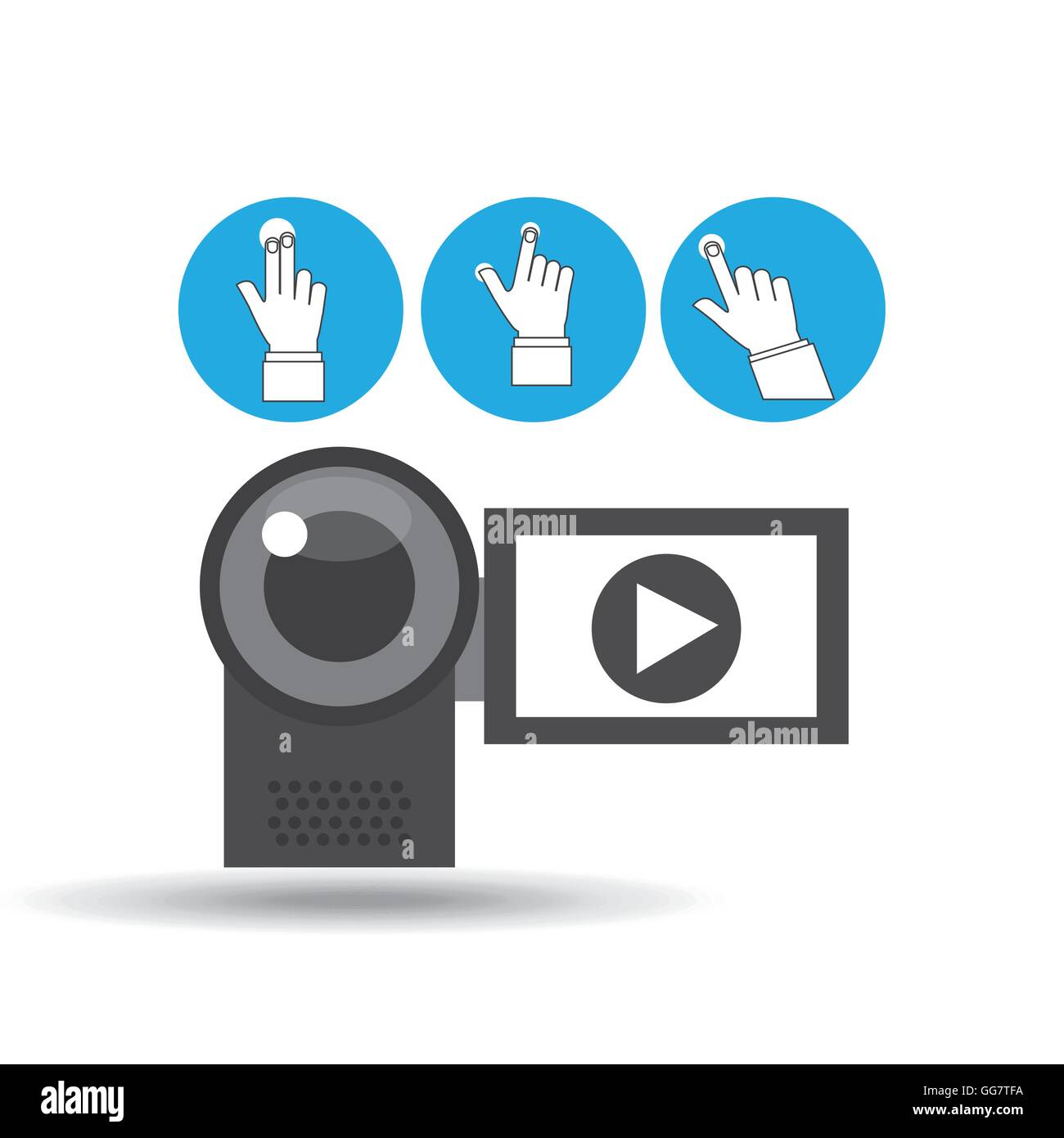 video camera device icon Stock Vector Image & Art - Alamy