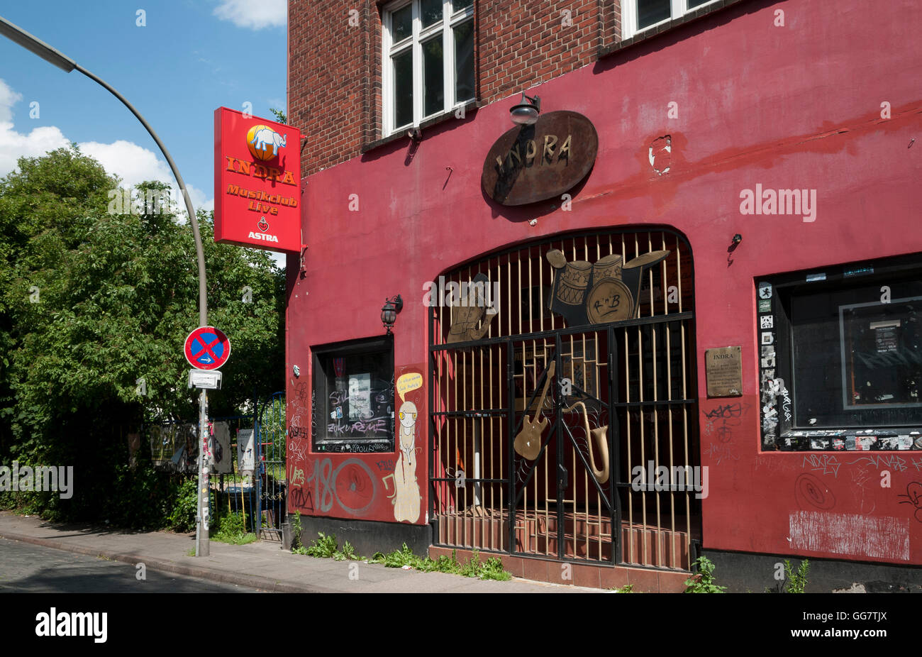 The Indra Club, St Pauli, Hamburg, Germany where the Beatles performed ...