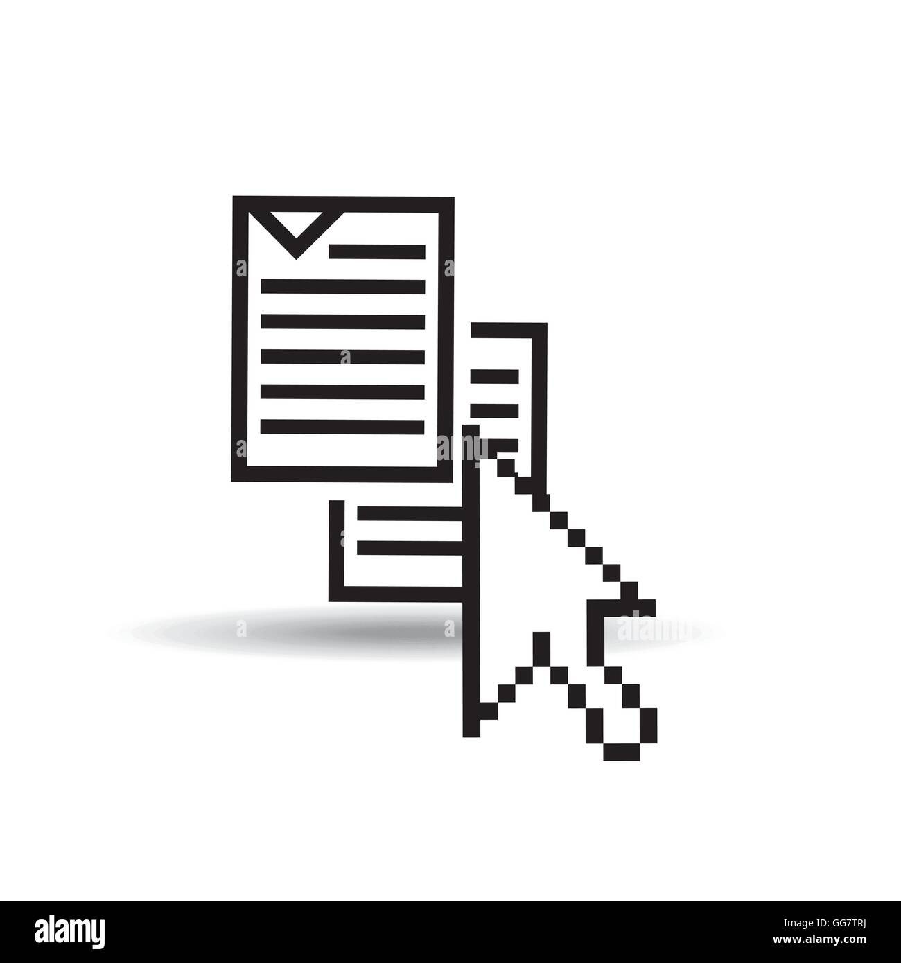 digital files icon Stock Vector Image & Art - Alamy